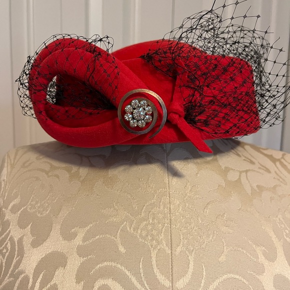 Bollman | Accessories | Vintage Red Wool Excello Hat Made In Usa By ...